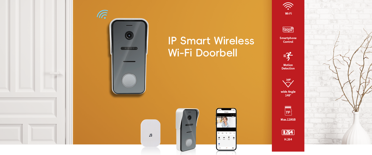 IP Intelligent Wireless Wi-Fi Video Doorbell - OEM Video Intercom ...